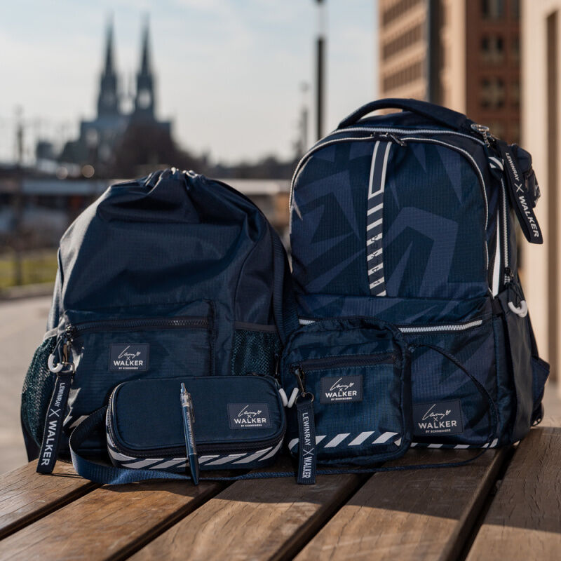 Lewinray X Walker Schulrucksack-Set 4tlg Dark Blue online kaufen