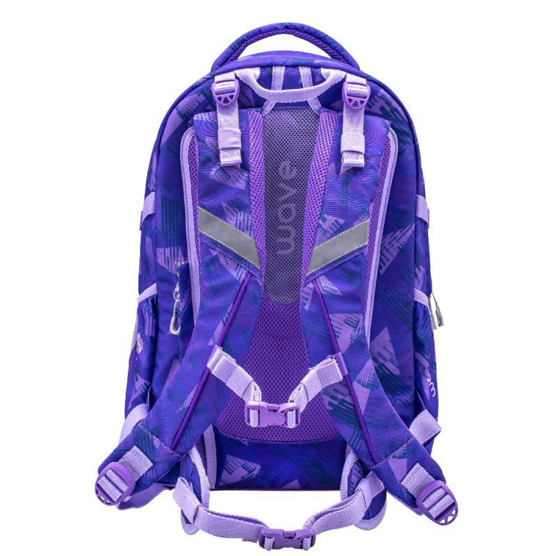 Wave Infinity Schulrucksack-Set 2tlg | Purple Sunset | 338-72-A-24-Set-1